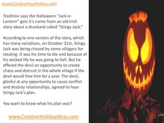 Youth Illustration: Jack-O-Lantern | PPT