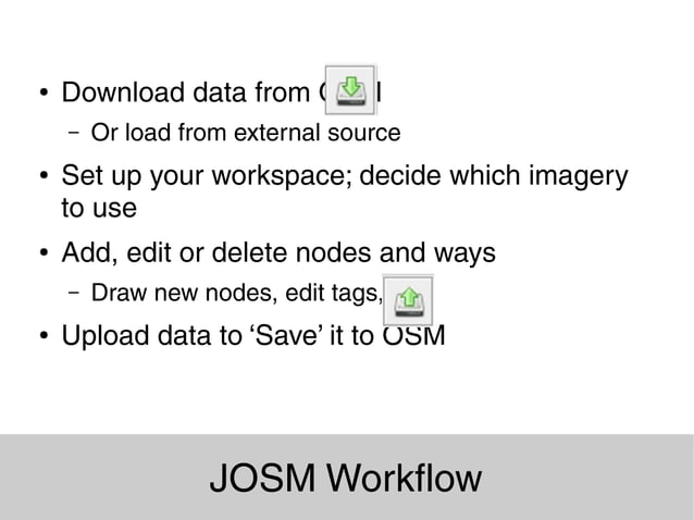 JOSM 101 - UCC YouthMappers | ODP | Operating Systems | Computer Software and Applications