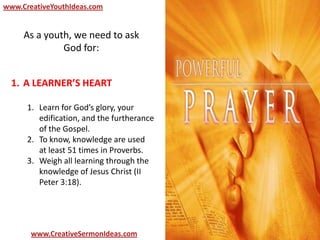 Youth Ministry - A Healthy Spiritual Heart for Youth | PPTX