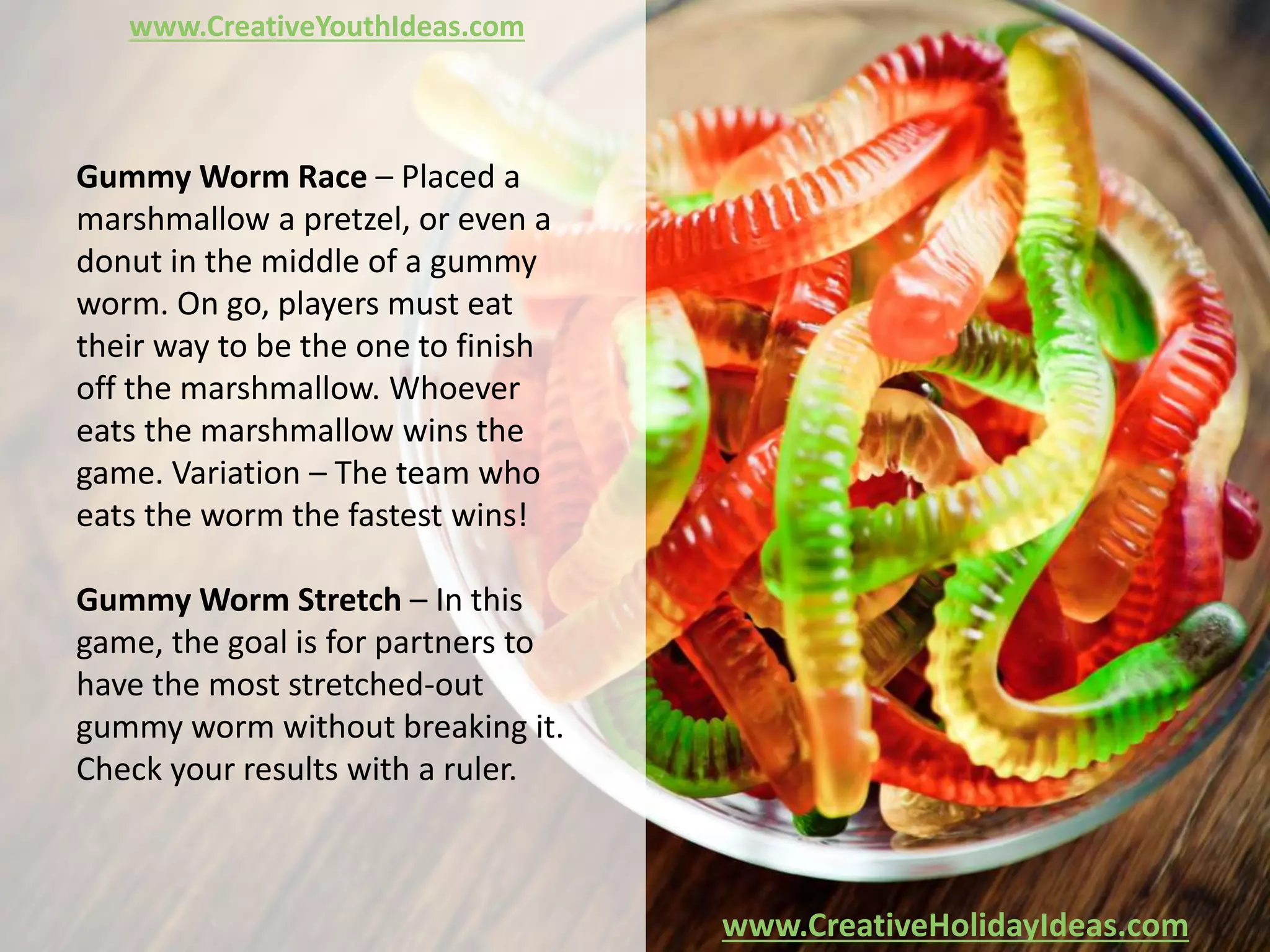 Youth Ministry Object Lesson - Gummy Worm Discipleship | PPTX