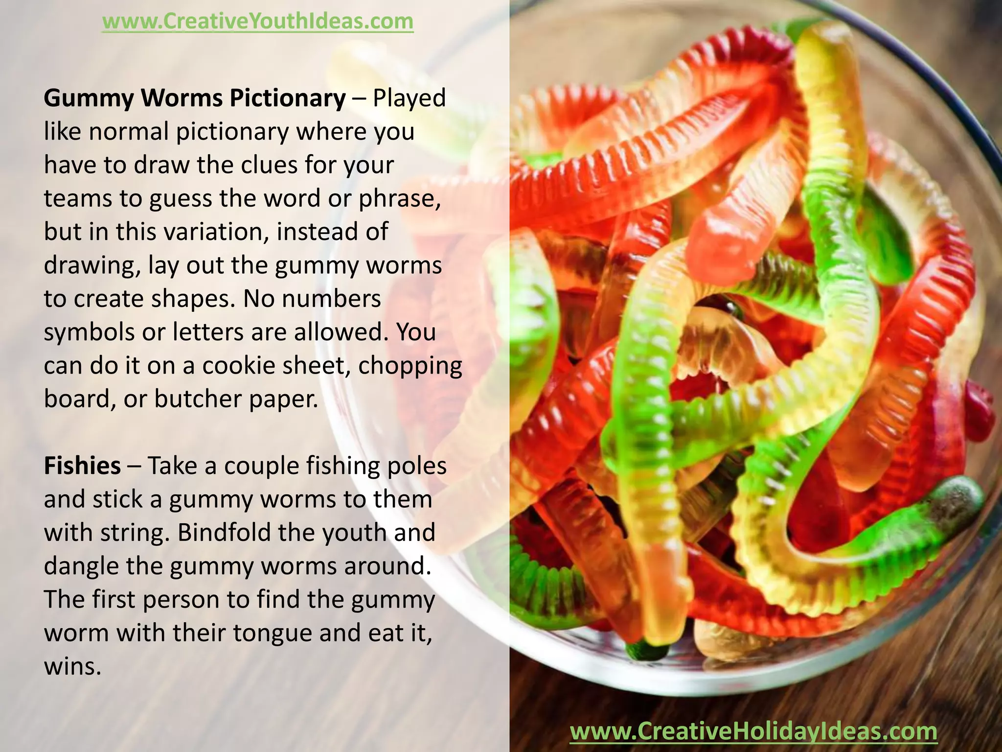 Youth Ministry Object Lesson - Gummy Worm Discipleship | PPTX