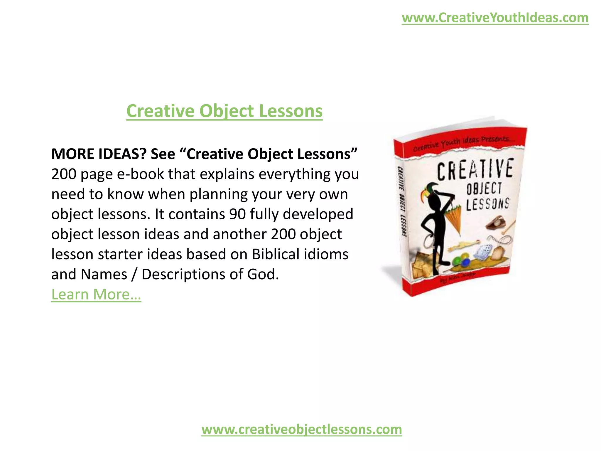 Youth Ministry Object Lesson - Gummy Worm Discipleship | PPTX