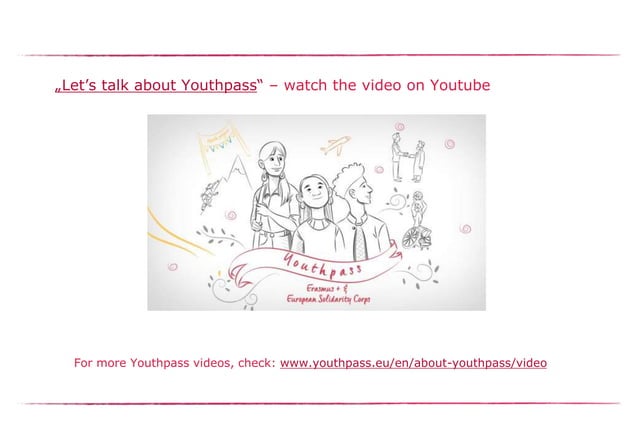 Presentation of Youthpass certificate - Erasmus program | PPT
