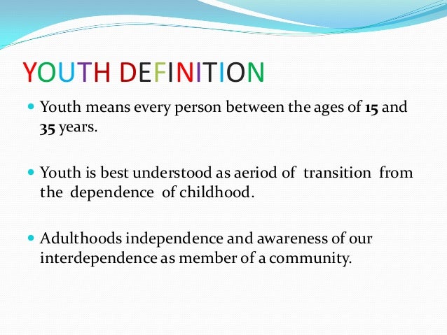 Youth problems youth policy youth programmes