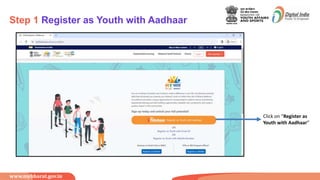 YOUTH Registration Process (Mobile no., Email Id, Aadhaar No.) (2).pptx