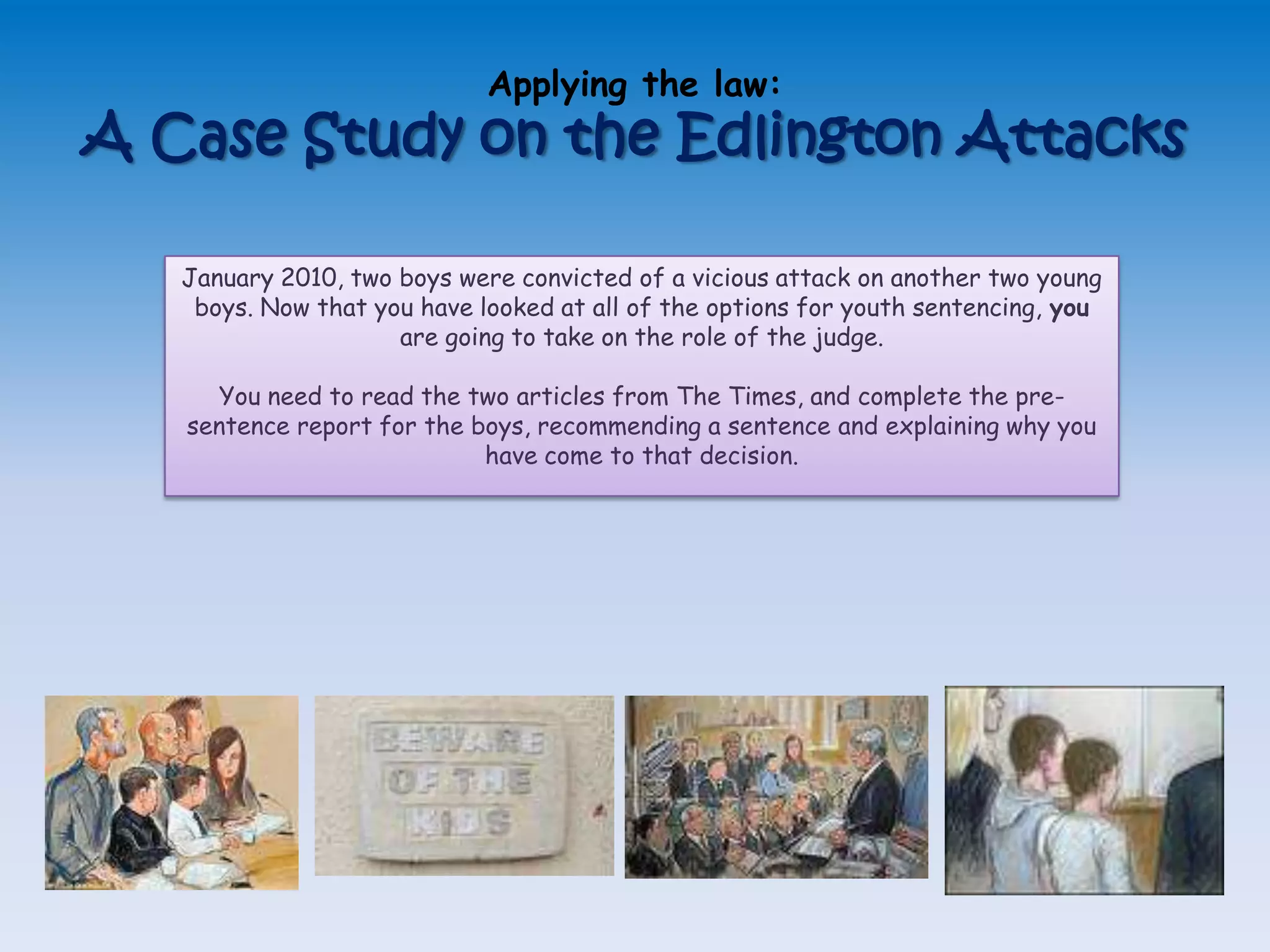 Youth sentencing & numbers 2012 | PPTX | Crime & Harmful Acts to ...