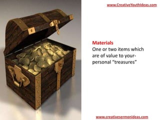 Youth Sermons - Treasures | PPTX