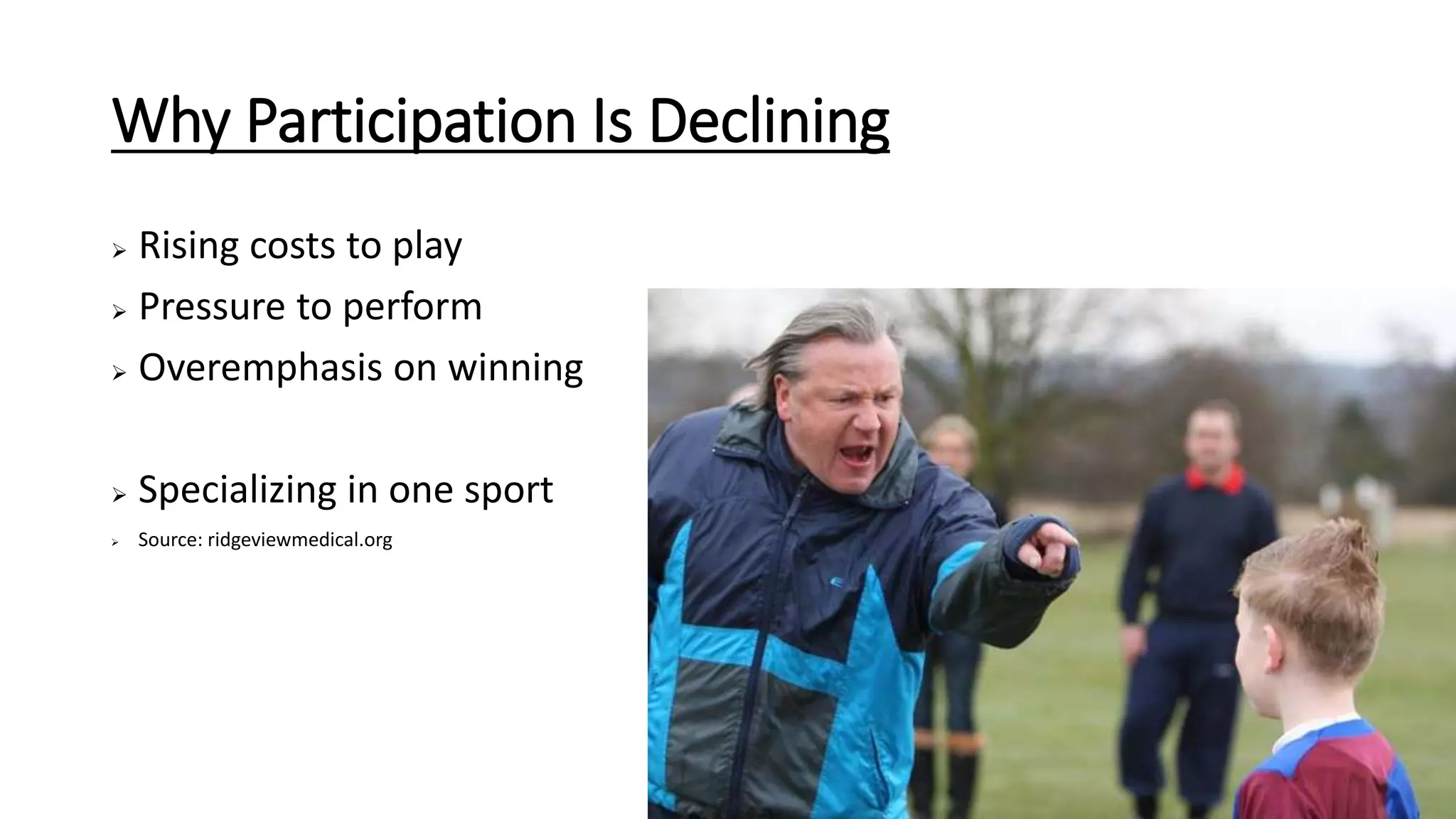 Youth sports participation | PPTX