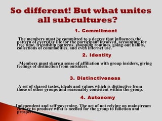 Youth subcultures | PPT