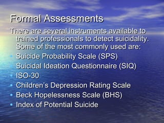 Youth suicide | PPT