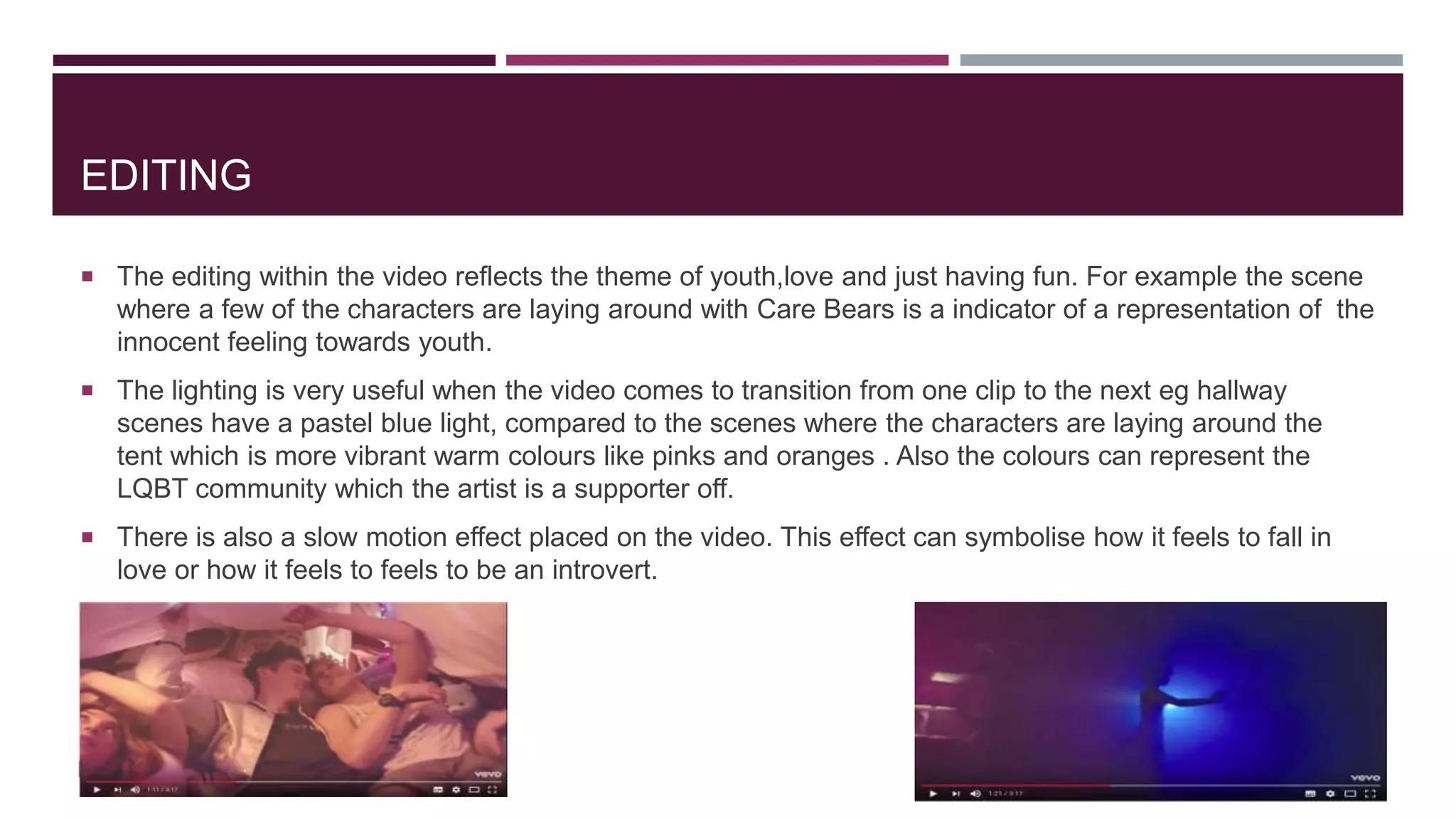 Troye Sivan- Youth Analysis | PPTX