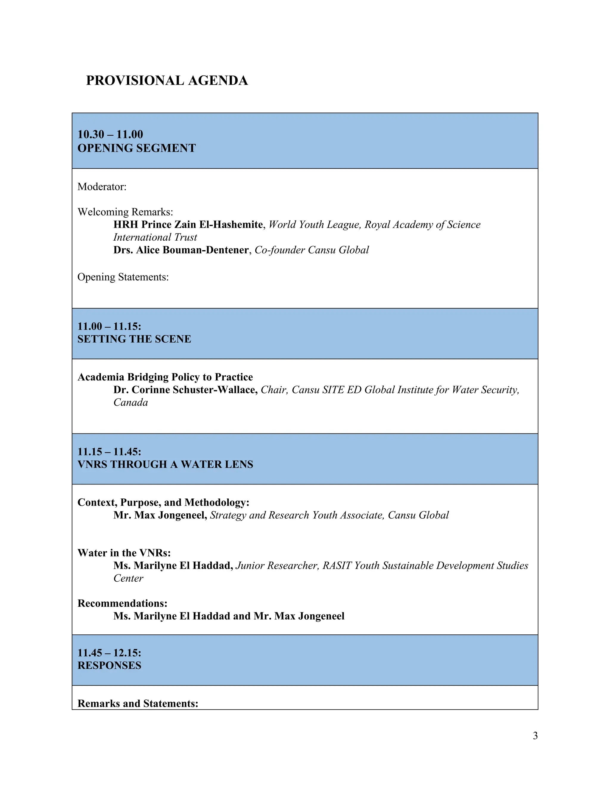 Youth Viewing the Voluntary National Reviews (VNRs). | PDF