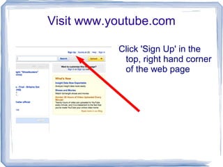 Creating a Youtube Account | PPT