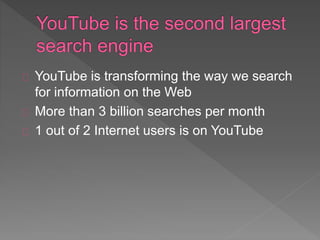 You tube: A brief introduction | PPT