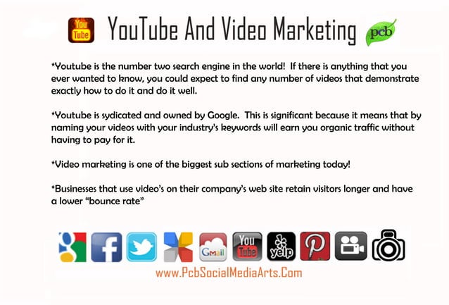 Slide 3 - Youtube Information Slide | PDF