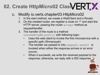 Chapter 03: Eclipse Vert.x - HTTP Based Microservices | PPT
