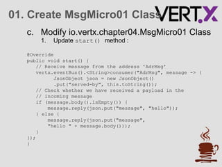 Chapter 04: Eclipse Vert.x - Message Based Microservices | PPTX