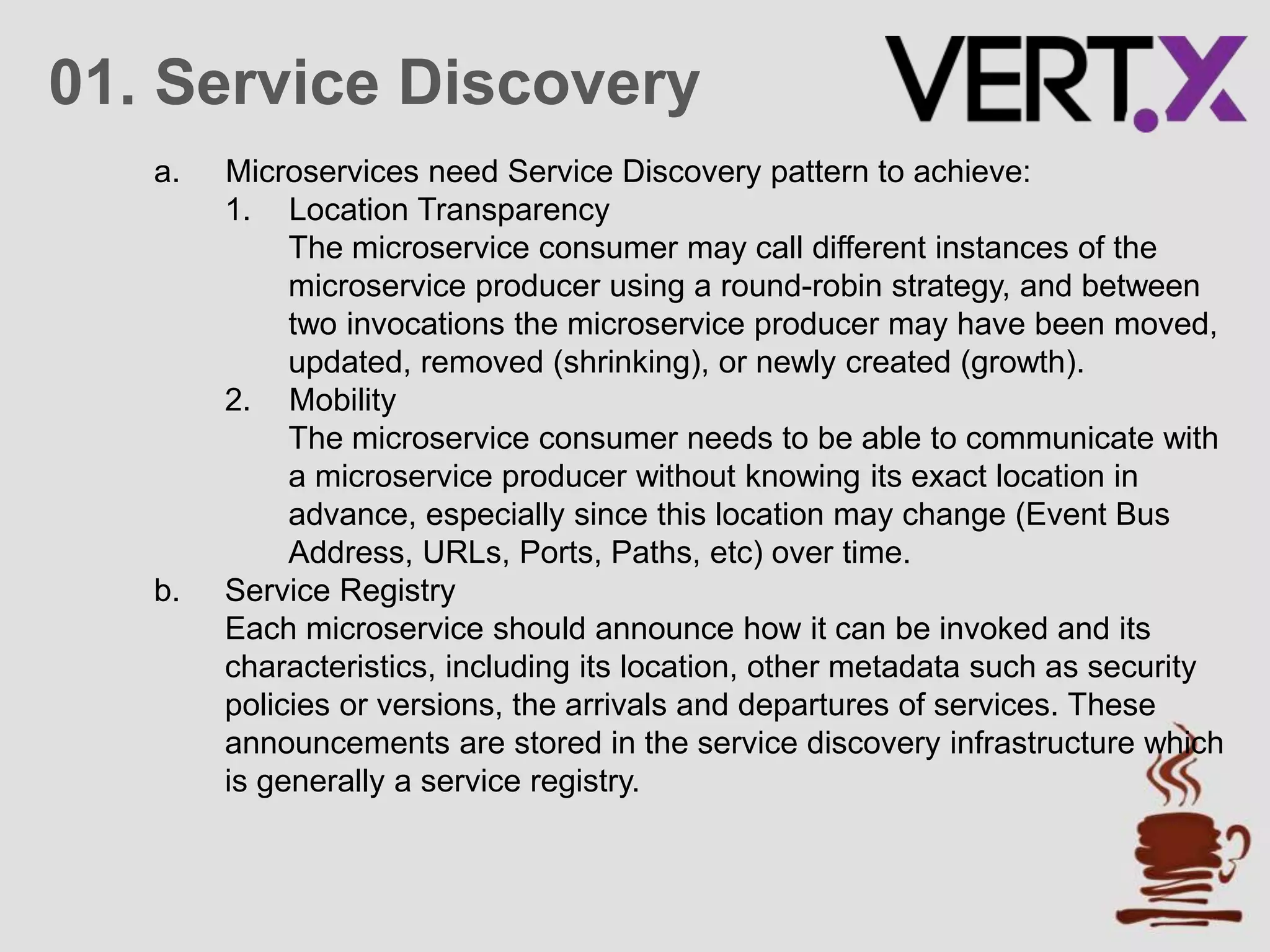 Chapter 05: Eclipse Vert.x - Service Discovery, Resilience and Stability Patterns | PPT