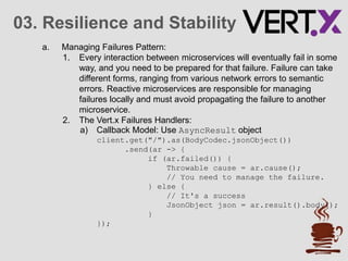Chapter 05: Eclipse Vert.x - Service Discovery, Resilience and Stability Patterns | PPT