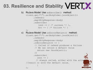 Chapter 05: Eclipse Vert.x - Service Discovery, Resilience and Stability Patterns | PPT