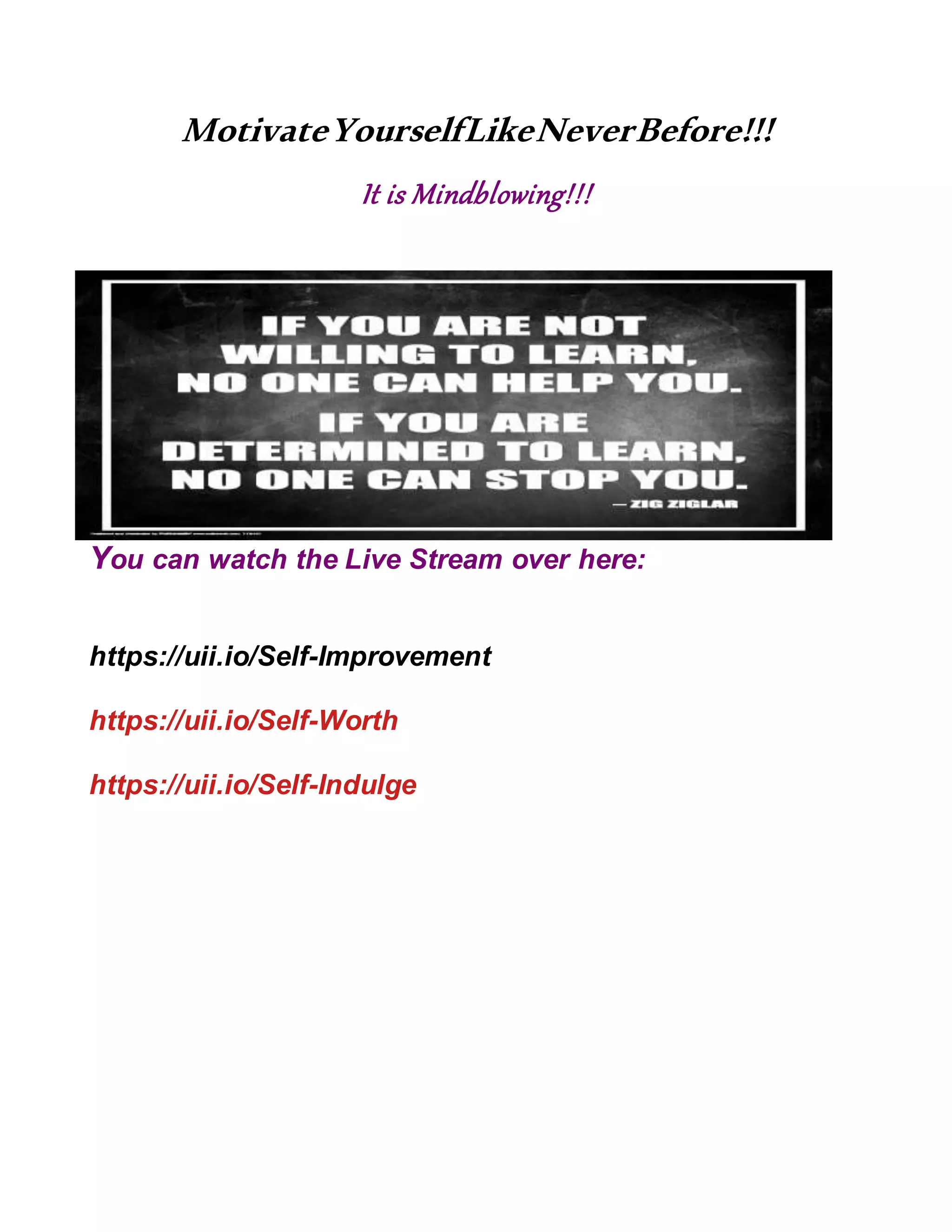 Motivational Dialogue to Self | DOCX