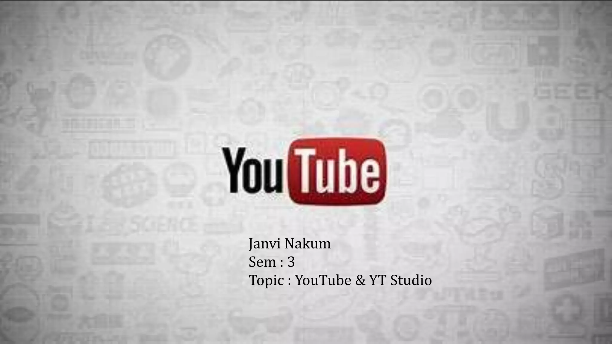 youtube.pptx | Internet | Computing