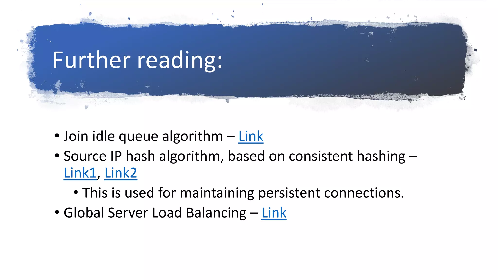 Load Balancing Algorithms - Which one to choose? | PPT
