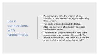 Load Balancing Algorithms - Which one to choose? | PPT