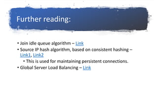 Load Balancing Algorithms - Which one to choose? | PPT