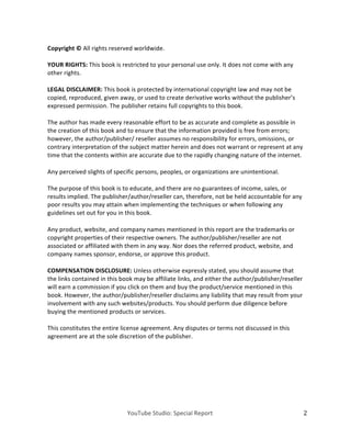 YouTube studio | PDF | Content Production | Hobbies & Interests