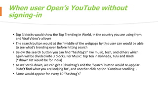 My vision of YouTube- User Interface | PPT