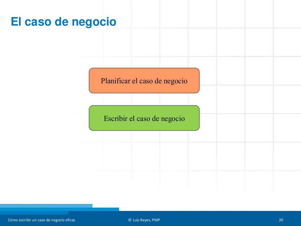 Como escribir un caso de negocio eficaz Como escribir un caso de negocio eficaz