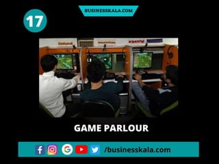 50 SMALL SCALE BUSIENSS IDEAS WITH LOW INVESTMENT | PPTX