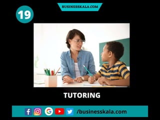 50 SMALL SCALE BUSIENSS IDEAS WITH LOW INVESTMENT | PPTX | Small and Medium-sized Business ...