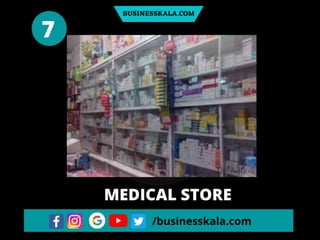 50 SMALL SCALE BUSIENSS IDEAS WITH LOW INVESTMENT | PPTX