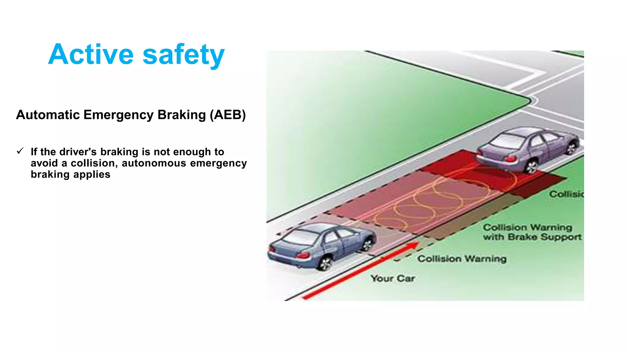 vehicle safety concept, active safety | PPTX