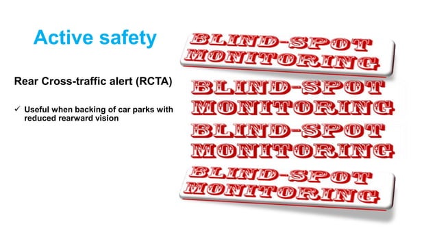 vehicle safety concept, active safety | PPTX | Auto Safety Technologies ...