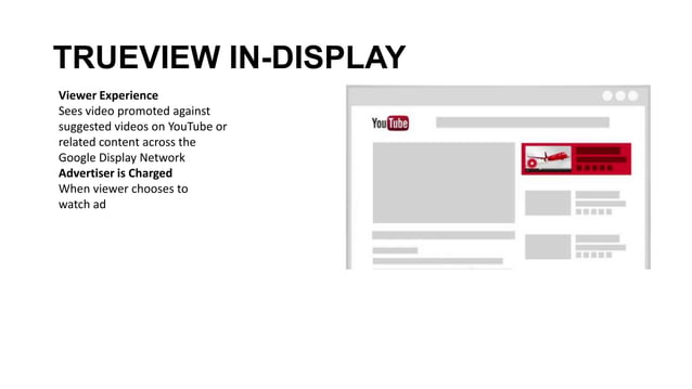 Youtube ad trueview 2013 | PPTX | Internet | Computing