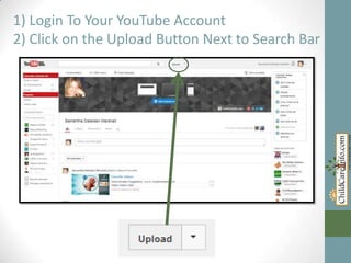 You tube adding title page and picture to your video | PPTX