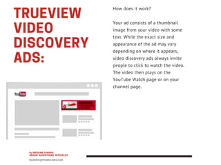You tube advertising type of ads | PPT
