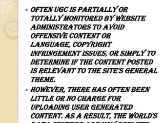 Youtube and ugc by swetha | PPTX