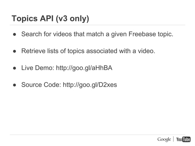 You tube api overview | PDF | Video Software | Computer Software and ...