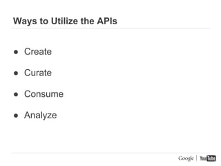 You tube api overview | PPT