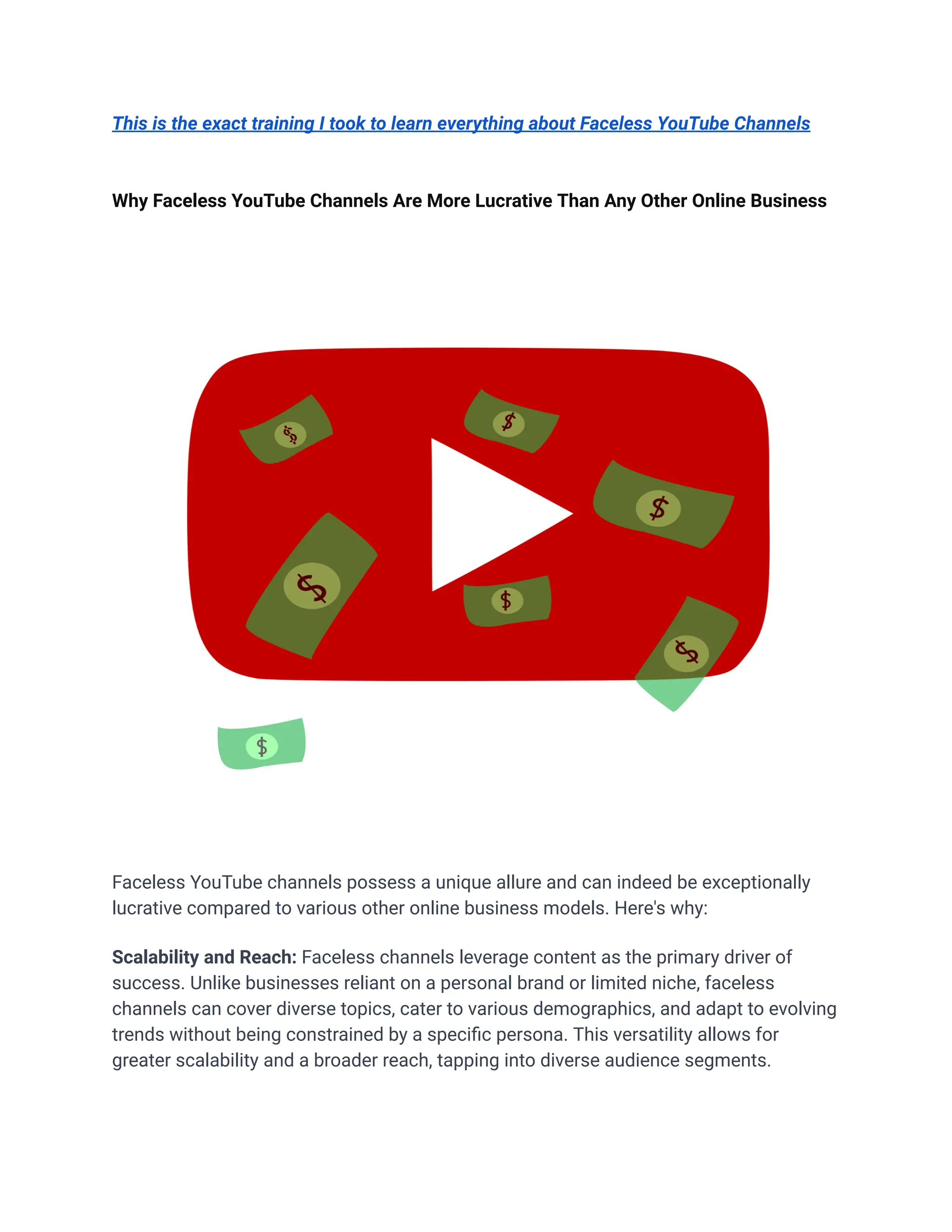 Unlocking The Secrets Of Faceless YouTube Channels | PDF