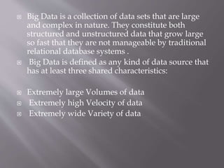 Youtube big data analysis using hadoop,pig,hive | PPTX