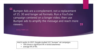 YouTube "Bumper Ads" for Technology Companies | PPTX