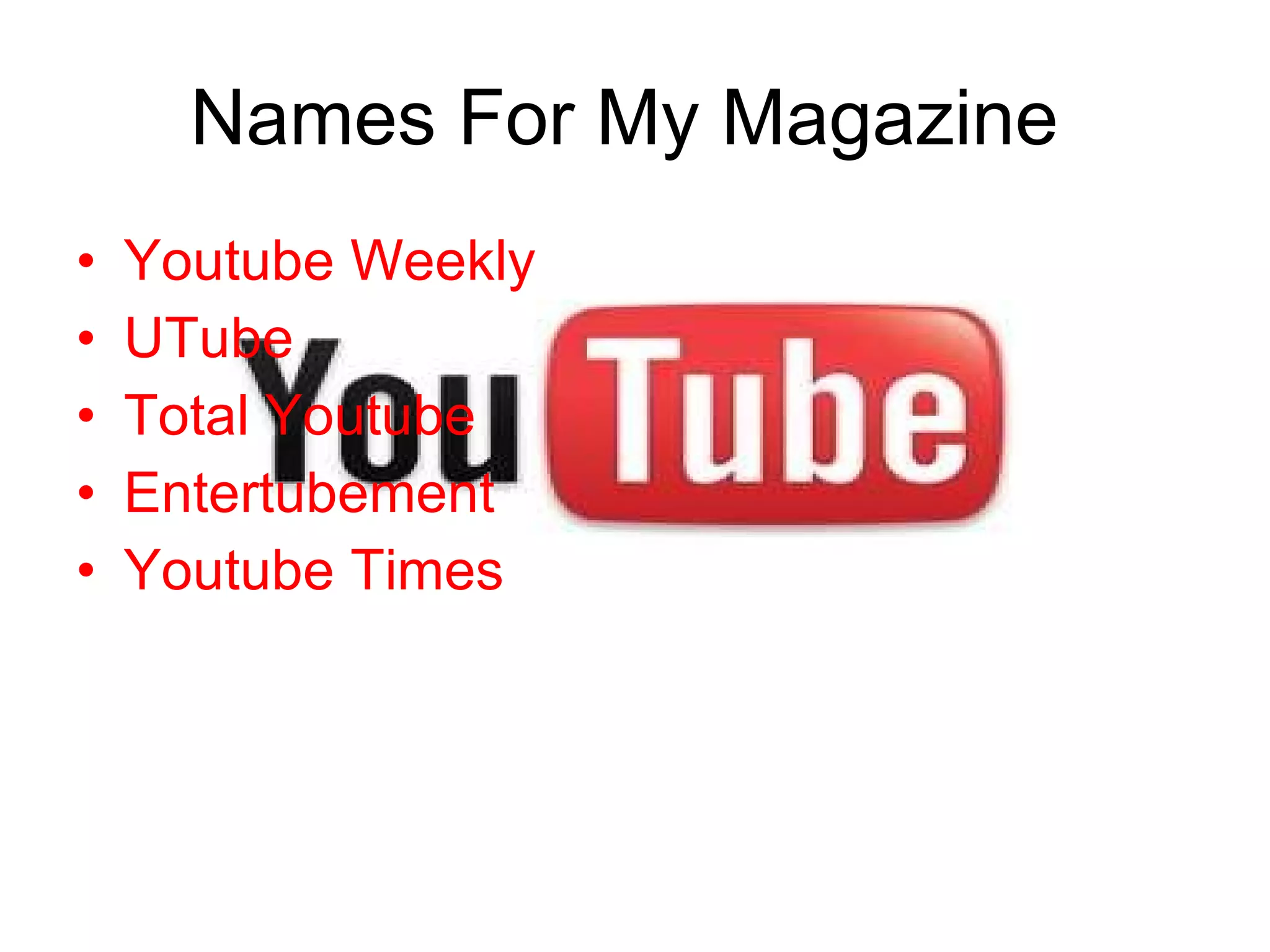 Youtube Collage Task5 | PPT