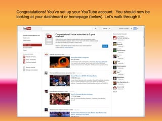 YouTube - create your account | PPTX