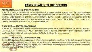 CrPC Section 154 | PPTX | Law