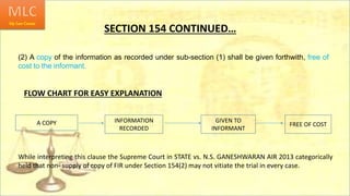 CrPC Section 154 | PPTX